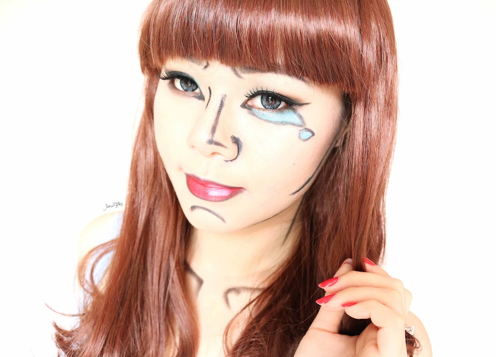 Halloween Makeup : Easy Pop Art | Video Tutorial | Jean Milka