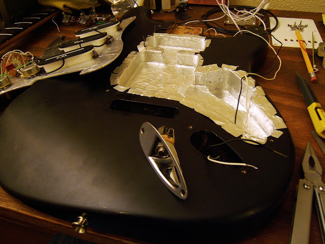 Joe Giampaoli: Shielding a Strat Guitar to Eliminate Hum and EMI Noise