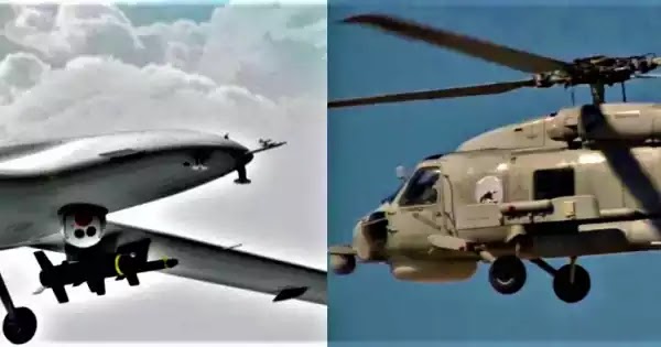Τουρκικά drone Vs ελικοπτέρου S-70 Seahawk του ΠΝ στα ανοικτά της ...
