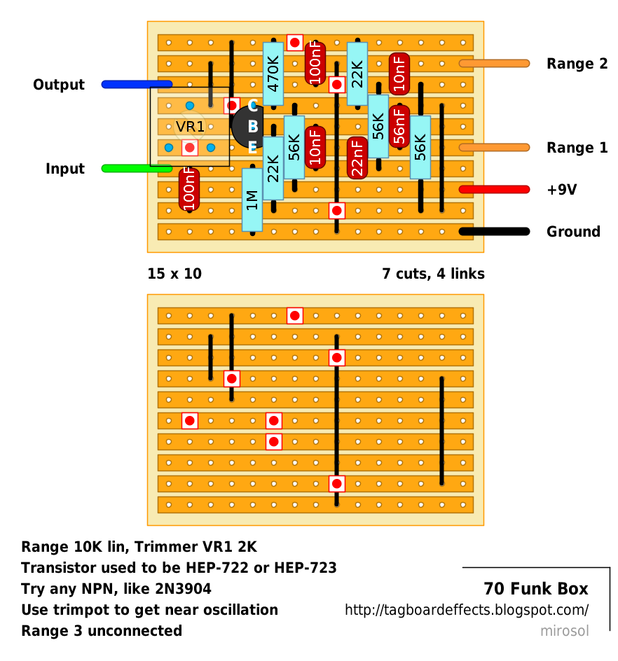 Guitar FX Layouts: 70 Funk Box
