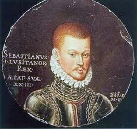 Sebastián I, rey de Portugal desde 1557 a 1578