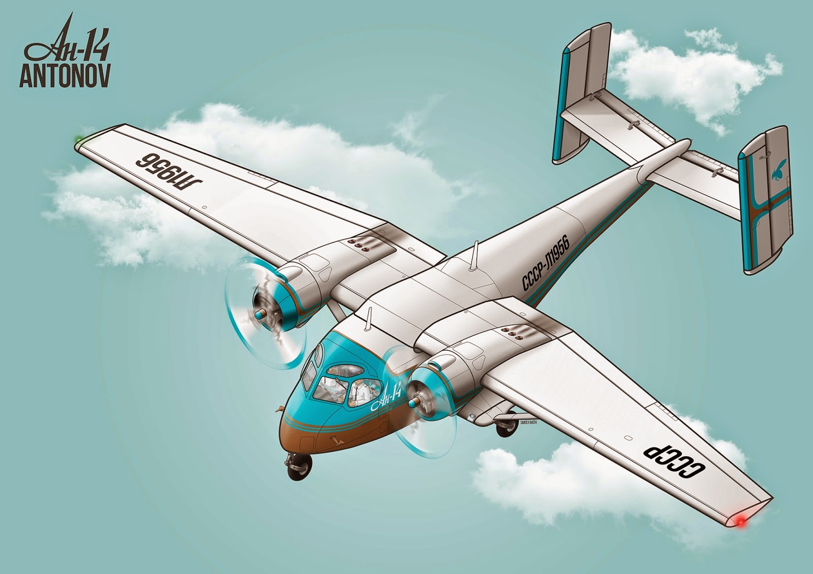 D.Smolyakov: Antonov An-14 "Pchelka" (Little Bee)
