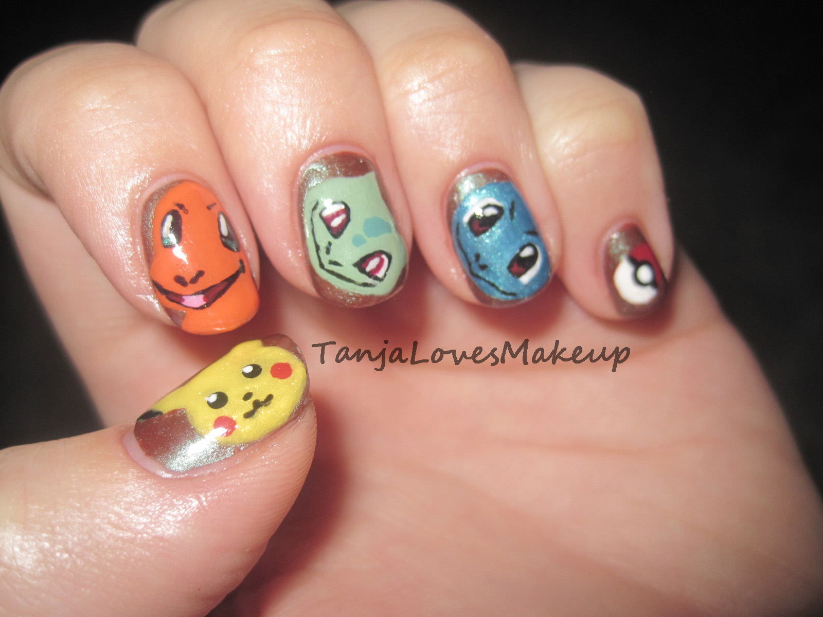 Nailart: Pokemon, gotta catch em all! - Tanja Loves Makeup