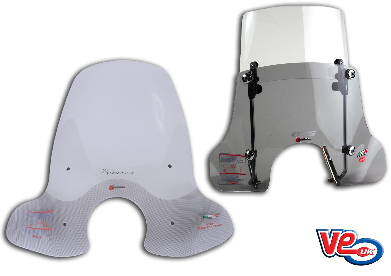VE Scooter Spares: Scooter Windscreens from VE (UK)