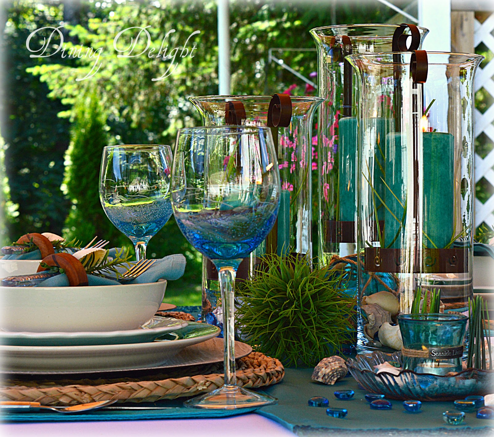 Dining Delight: Beach Tablescape in the Cabana