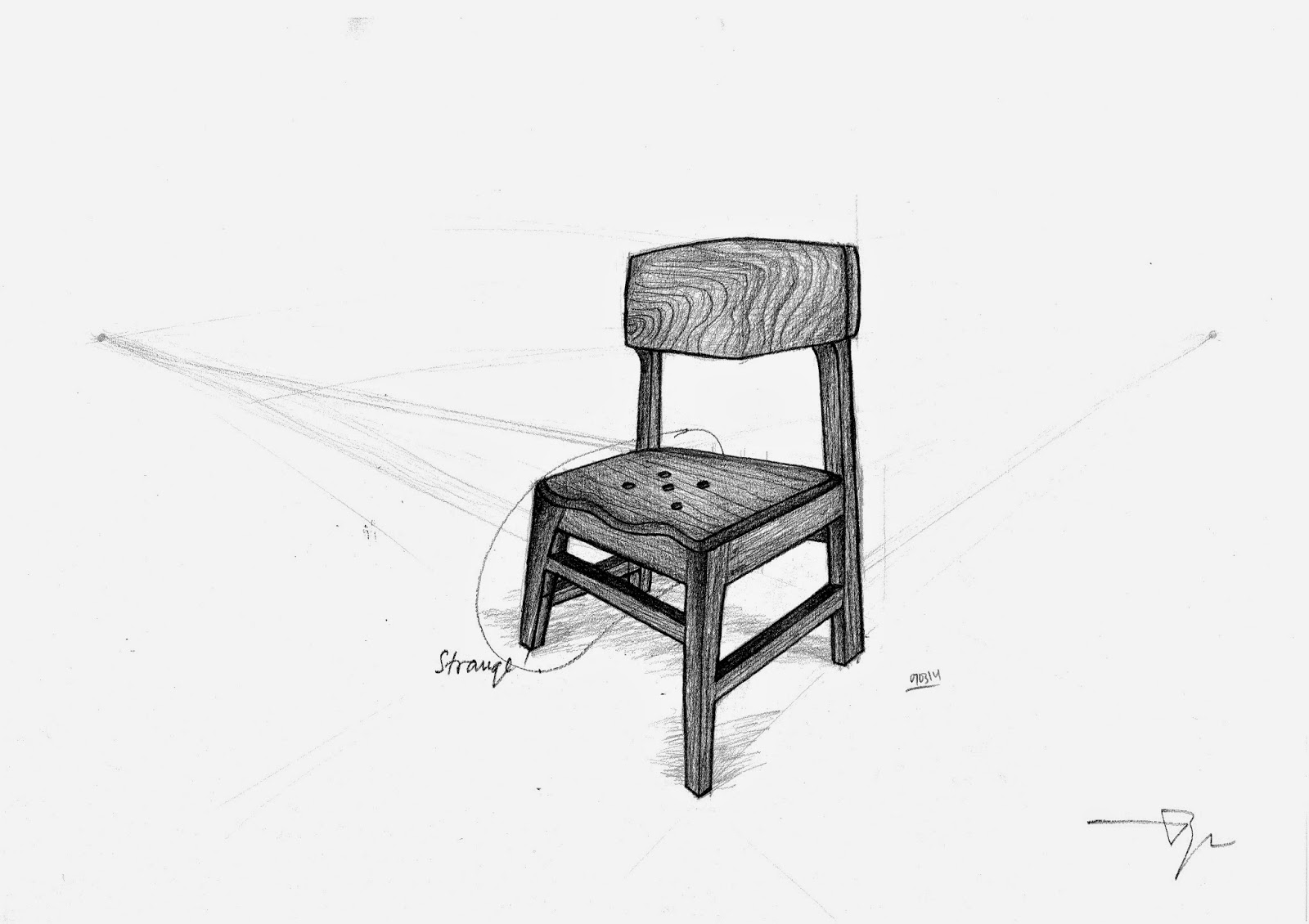 Bella designs: AX-02 | Sketch: Indoor Complex Objects (Chairs)