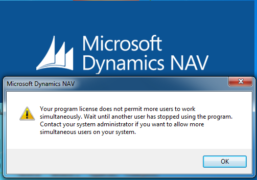 About Computer: How to check maximum users connected to NAV