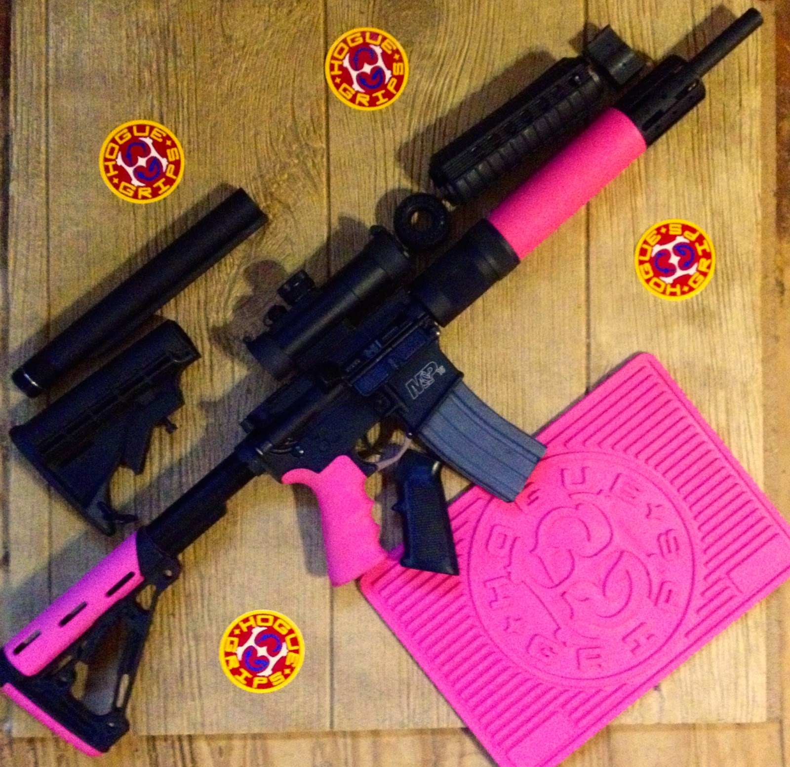 Shoot Like A Girl: Review: Hogue’s Pink AR Accessories Make That Gun ...