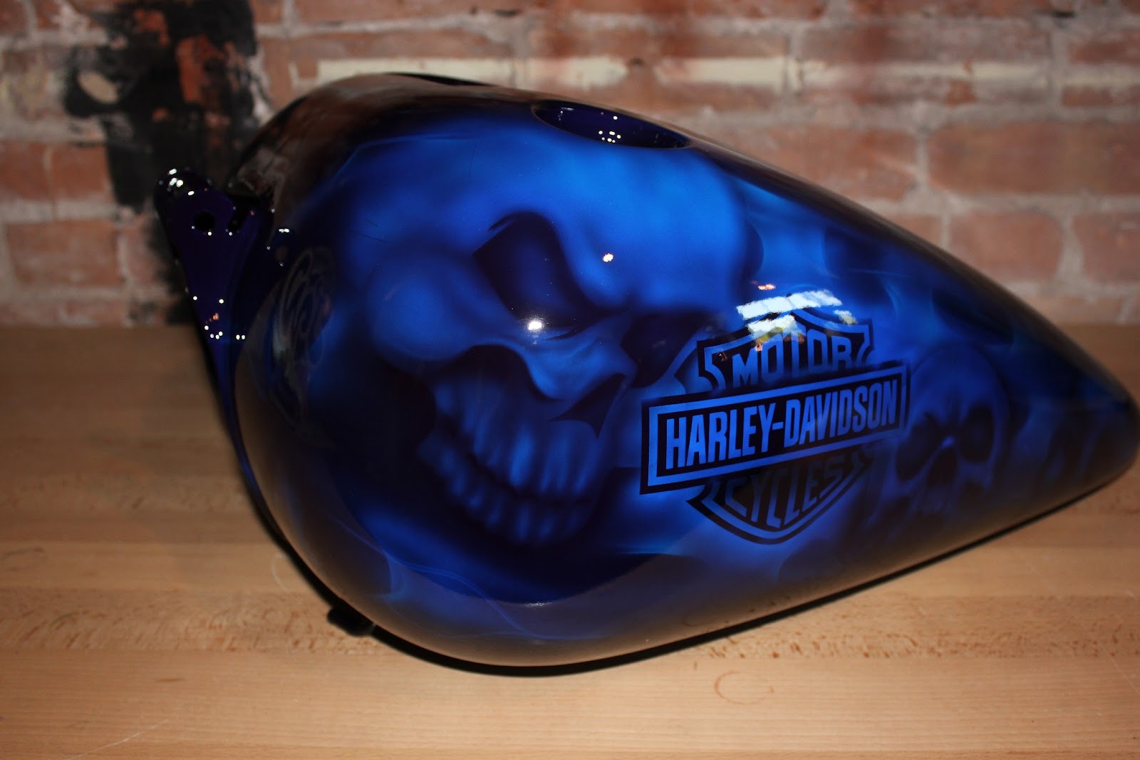 Custom Motorcycle Paint Skulls