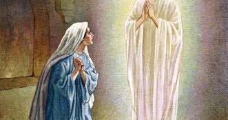 Sketsa Iman - Bunda Maria sebagai hamba Tuhan yang setia