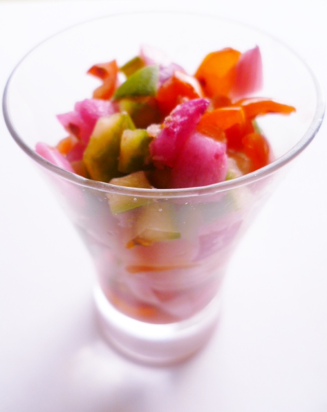 Marmaduke Scarlet: a quick asian-style pickle: cucumber, tomatoes and ...