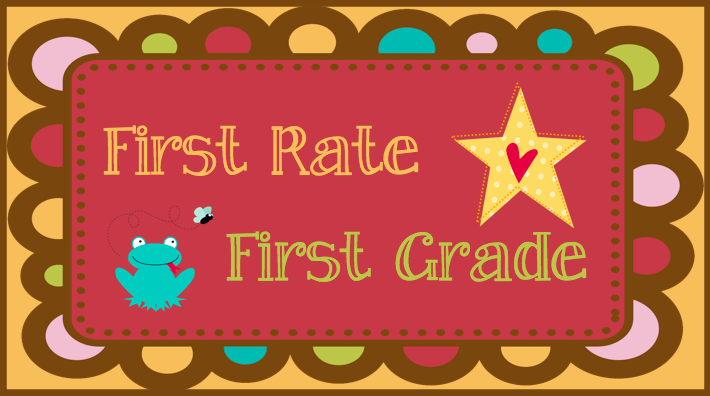 First Rate First Grade: Back to school