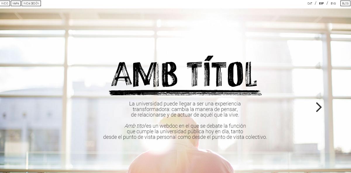 Blog de la Biblioteca General María Moliner de la UM.: "Amb títol".