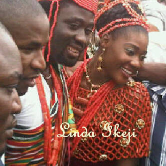 Mercy Johnson and Prince Odi's traditional wedding pics
