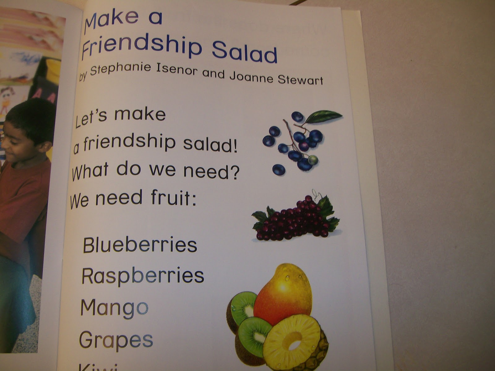 Kindergarten: FRIENDSHIP FRUIT SALAD