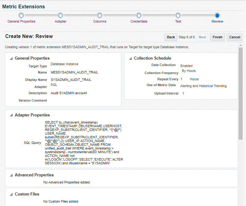 Gouranga's Tech Blog: Create Custom Metrics Extensions in Oracle ...
