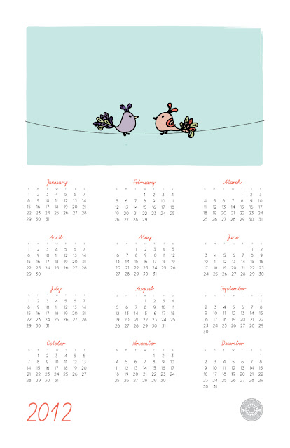les plus beauxx: Free printable 2012 Calendar