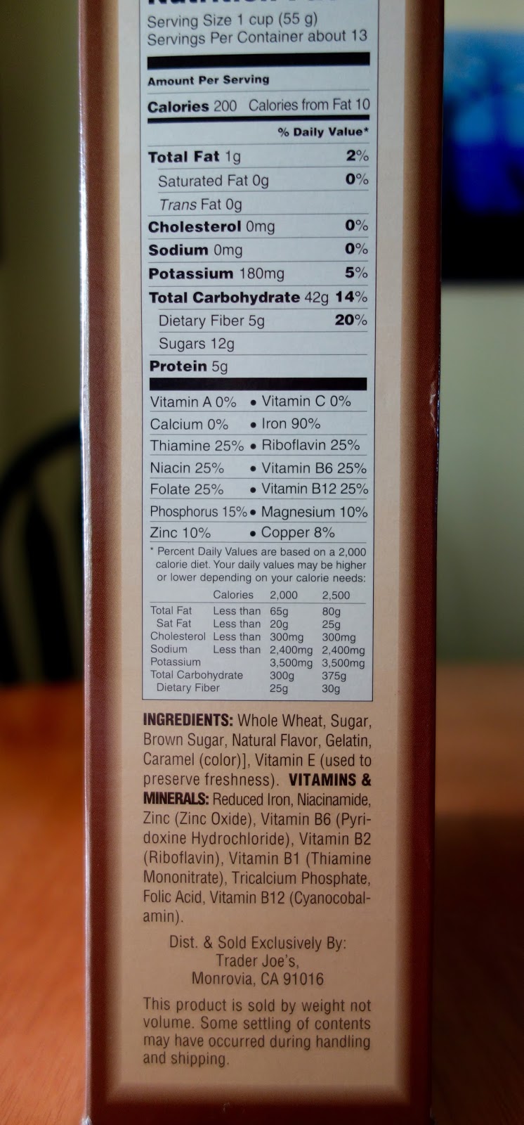 Trader Joe's Shredded Bite Size Wheats (Original + Frosted Maple ...