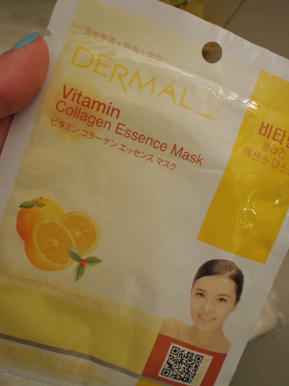 My Crazy Obsession: Review's: Mask Dermal Vitamin + Gold