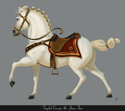 Living Lines Library: Tangled (2010) - Characters: Pascal & Maximus