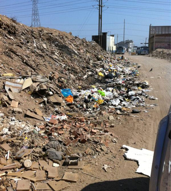 la contaminacion ambiental: La containamicion en las calles