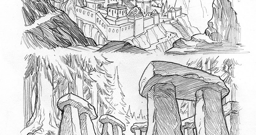 THE ART OF JIM NELSON: Quick concept sketches