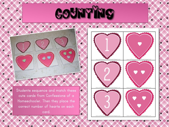 Mrs. Ricca's Kindergarten: Valentine Math & Literacy Centers {Freebies}