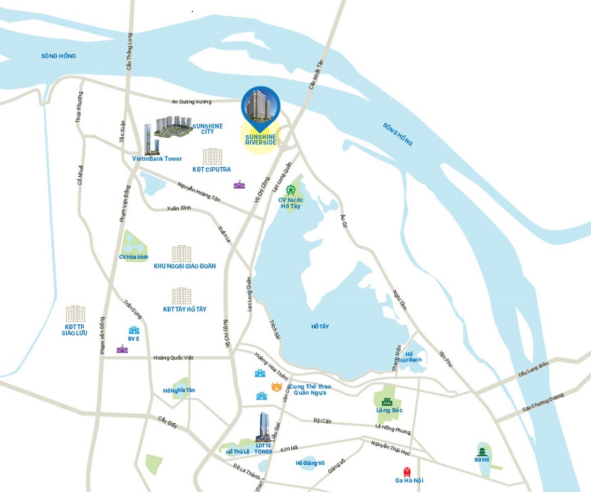 BẢNG GIÁ ĐỢT 1 Chung cư Sunshine Riverside, Phú Thượng, Tây Hồ