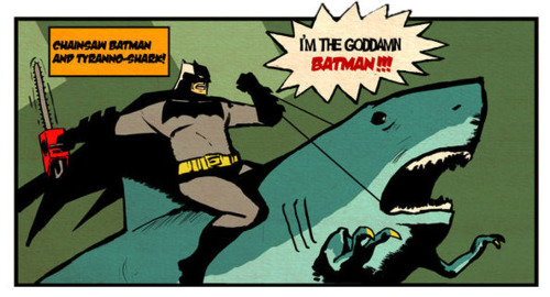The Dork Review: Batman VS Sharks