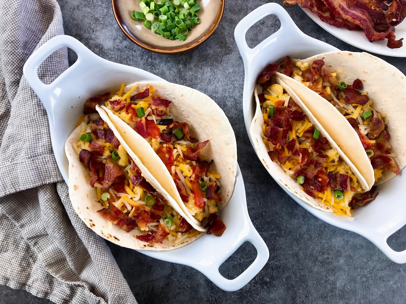 Loaded Breakfast Soft Tacos