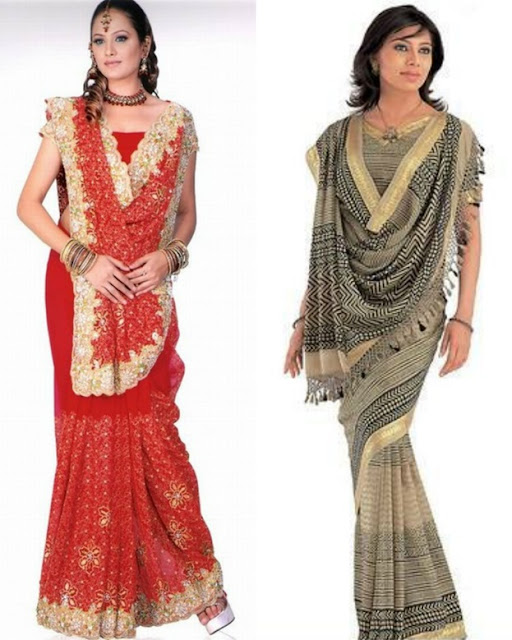 Get Tradition Look with Famous Bollywood Style Gujarati Sarees ...
