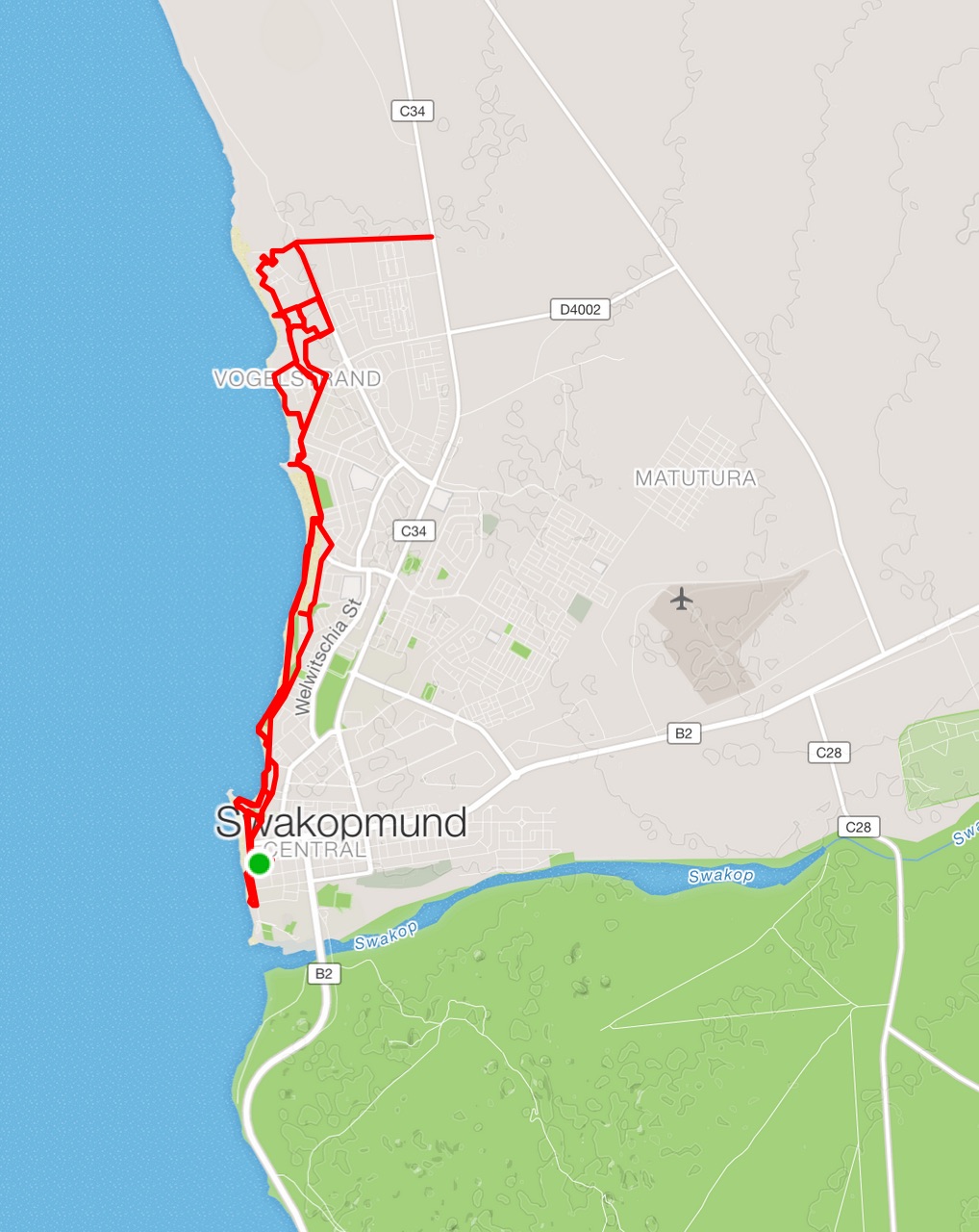 Running, my second job and passion...: Running in Swakopmund, Namibia ...