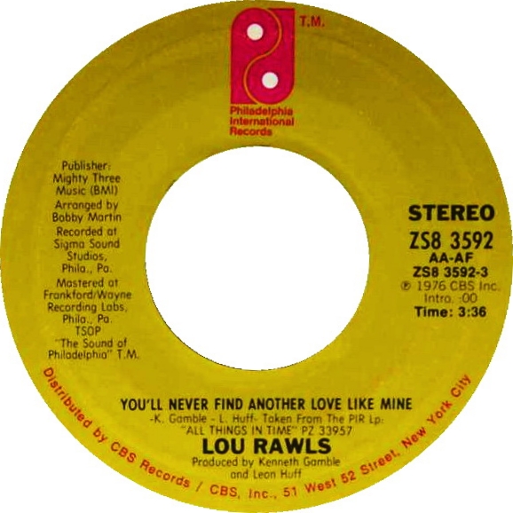 AL FIN MÚSICA !! : LOU RAWLS: "YOU'LL NEVER FIND ANOTHER LOVE LIKE MINE ...