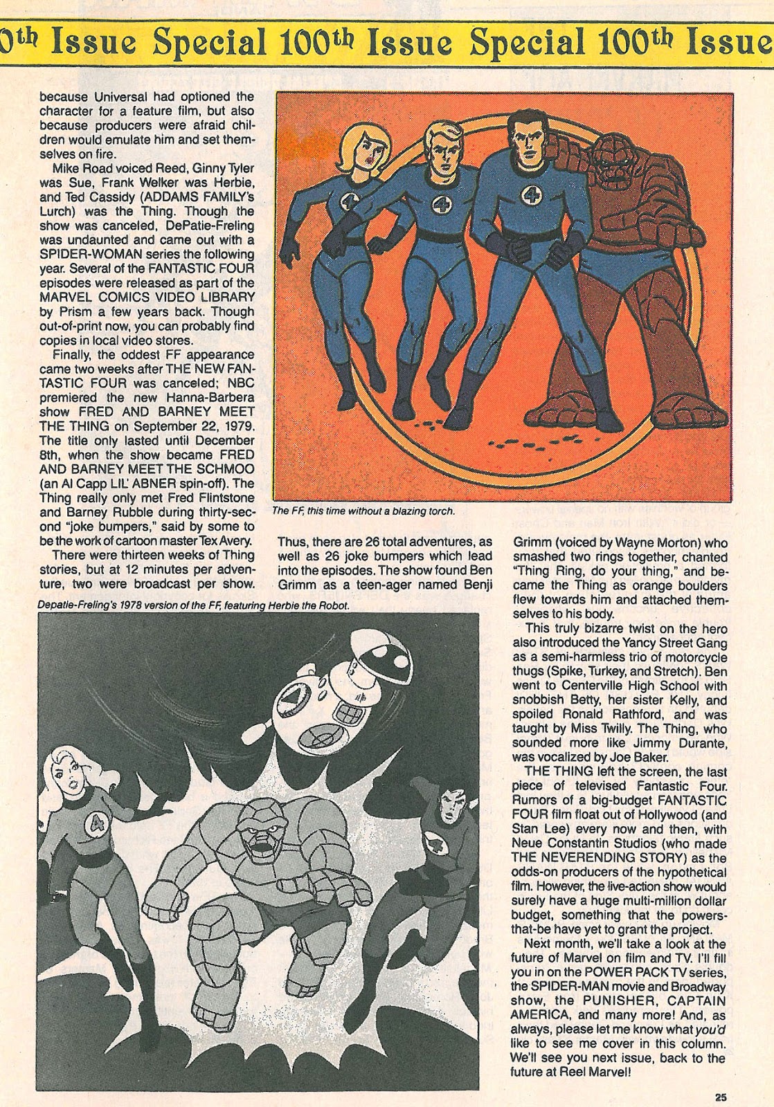 The Dork Review: Marvel Age: Fantastic Four Animated