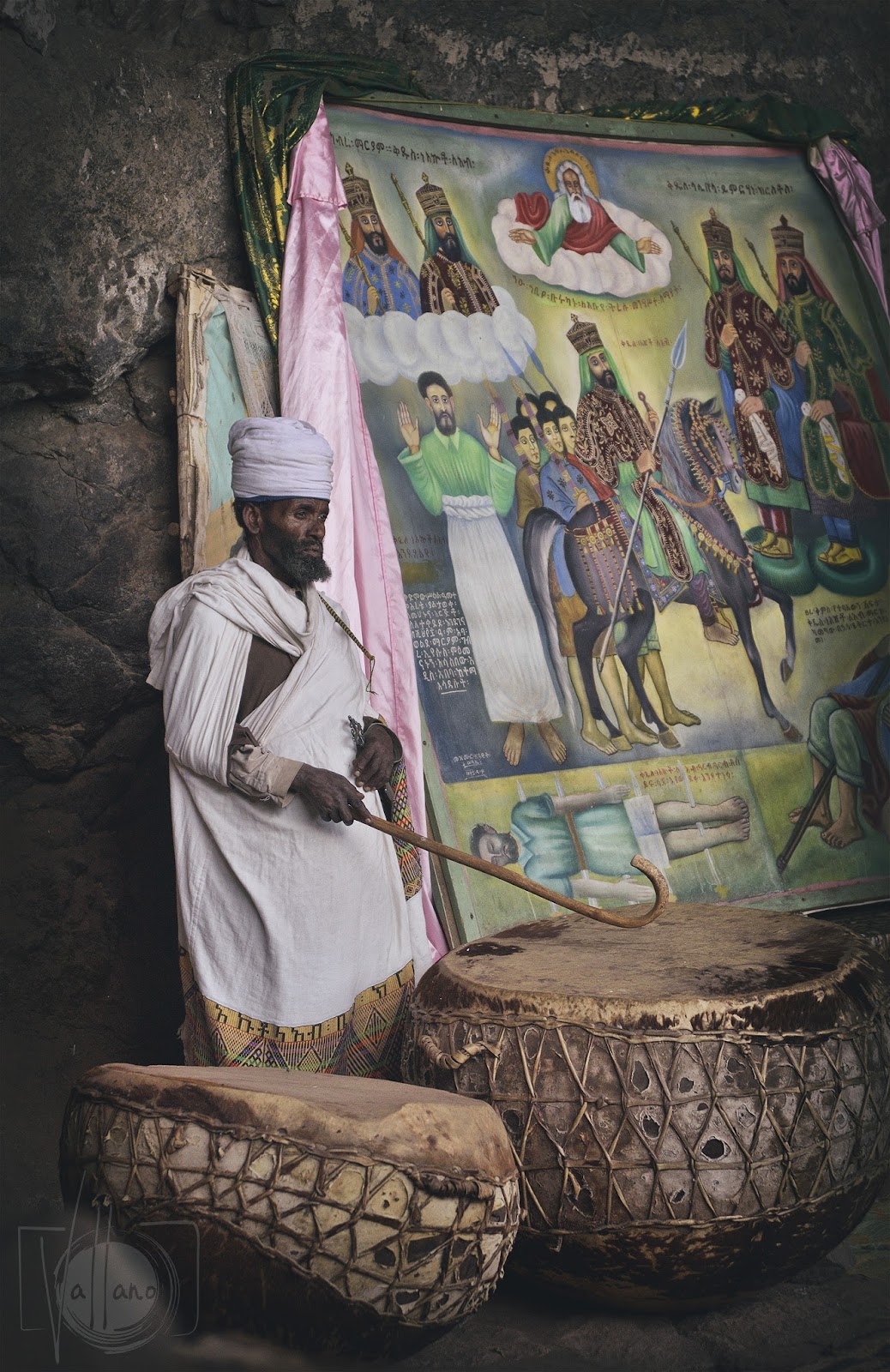 Fotografias de Antonio Vallano: Lalibela - Monasterio de Nakuta Laab