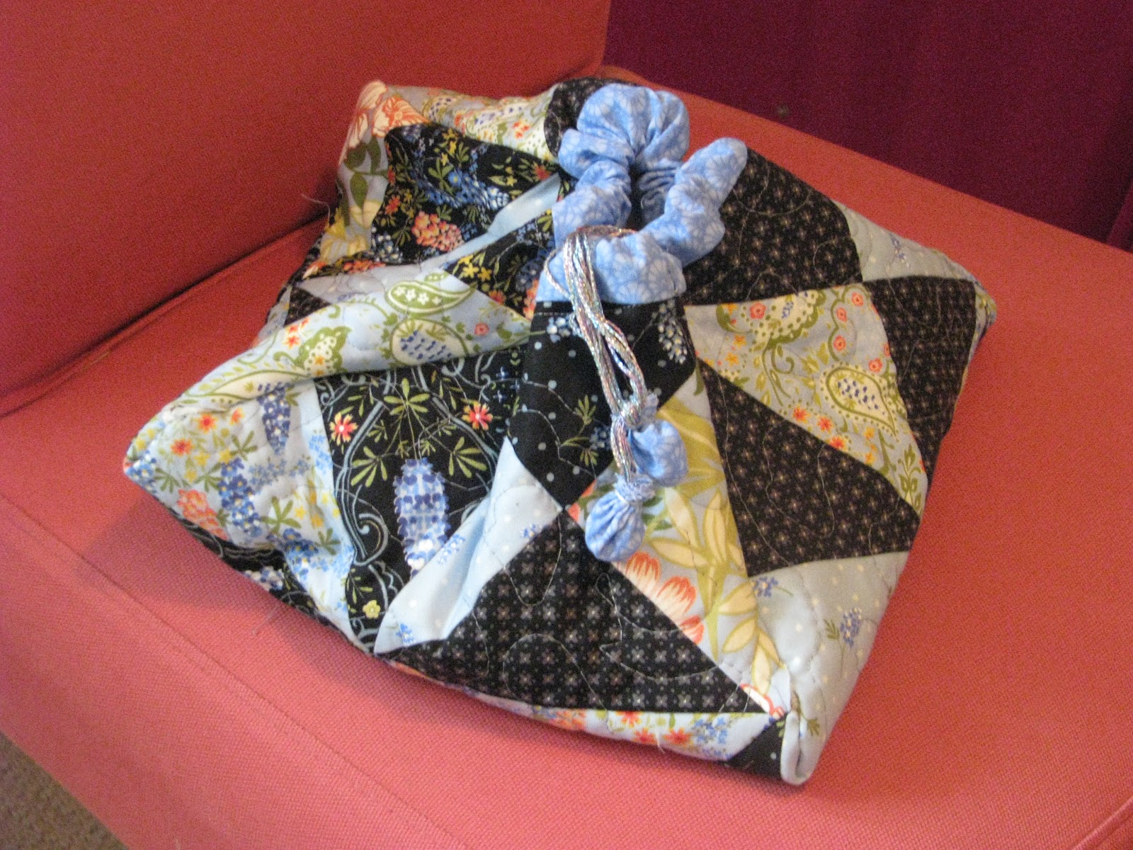 Land of Mist: Four patchwork bags