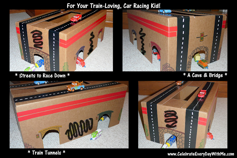 DIY Project for Your Train-Loving, Car-Racing Kid | Celebrate Every Day ...