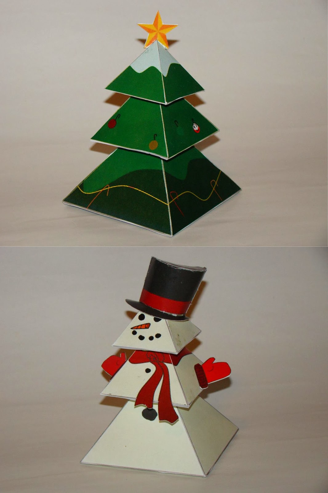 Paper Toys Snowman & Christmas Tree - Papercraft4u | Free Papercrafts ...