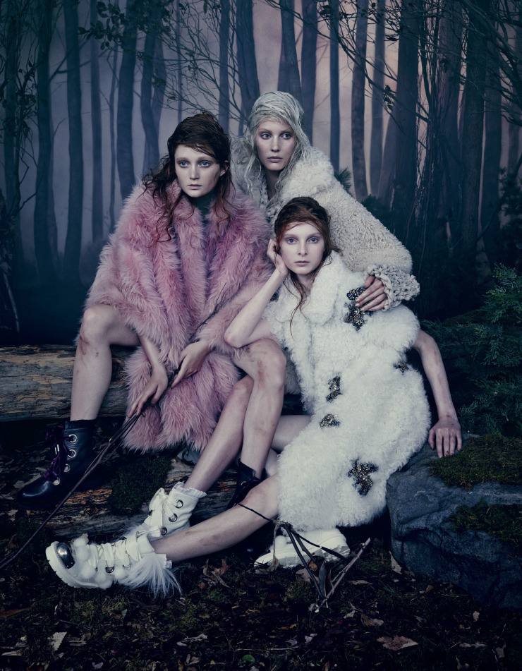 Inspiration. Into the woods by Emma Summerton for Vogue Japan October ...