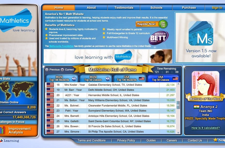 Sunnyland 4th Grade!: Marvelous Mathletics