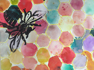 in the art room: Bees