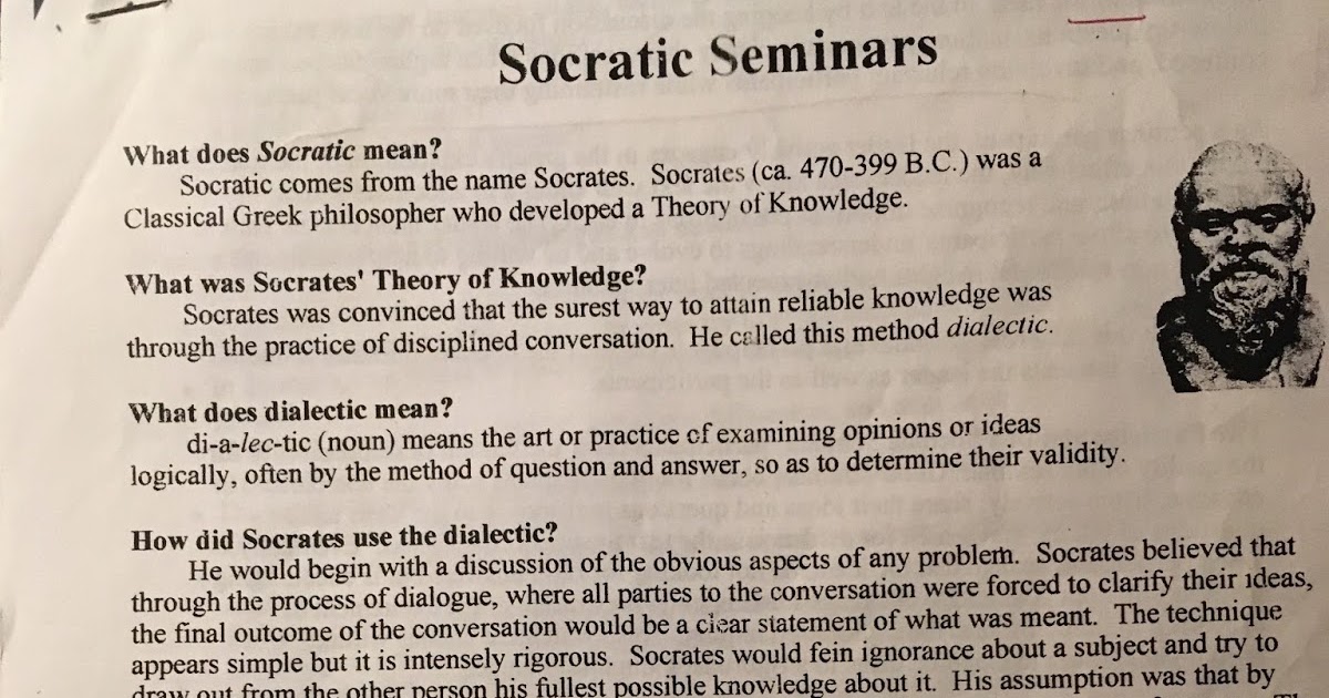 Self Discovery & Happiness Through Writing: What is Socratic Seminar ...