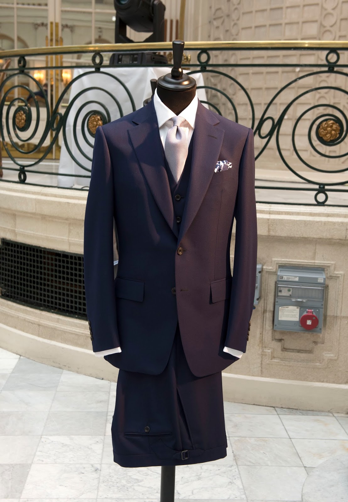 men's styling: Chester Barrie Spring/Summer 2017 at London Collections:Men
