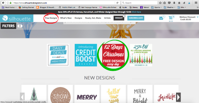 12 Free Silhouette Designs from the Silhouette Design Store ...