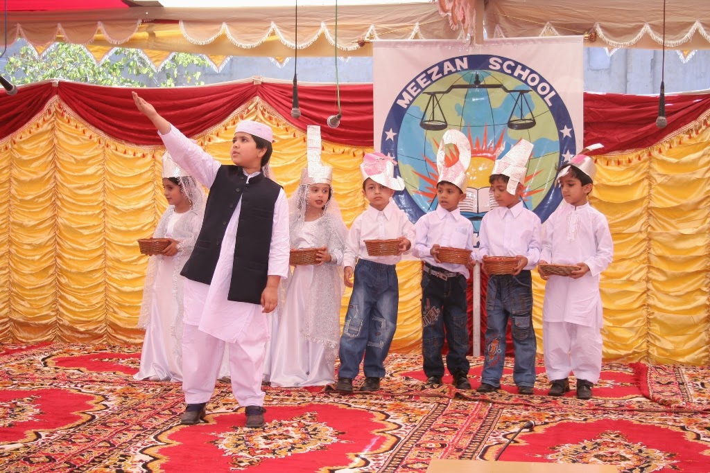 Children Tablo On Stage ~ Meezan school