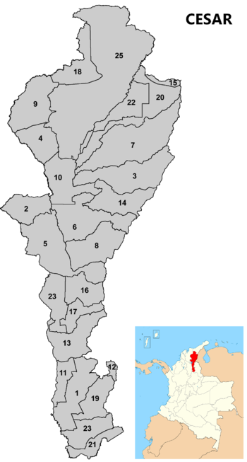departamento del cesar