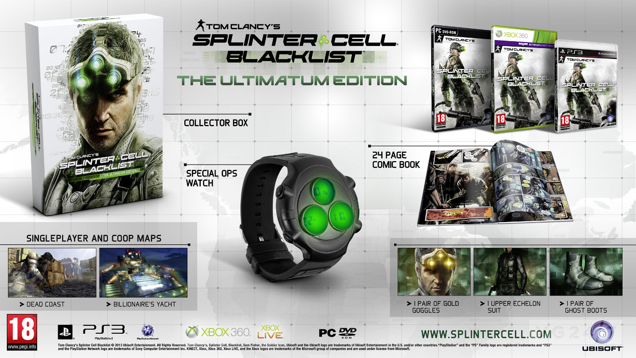 Splinter Cell Blacklist tendrá 4 ediciones especiales ~ ONE WOMAN ARMY ...