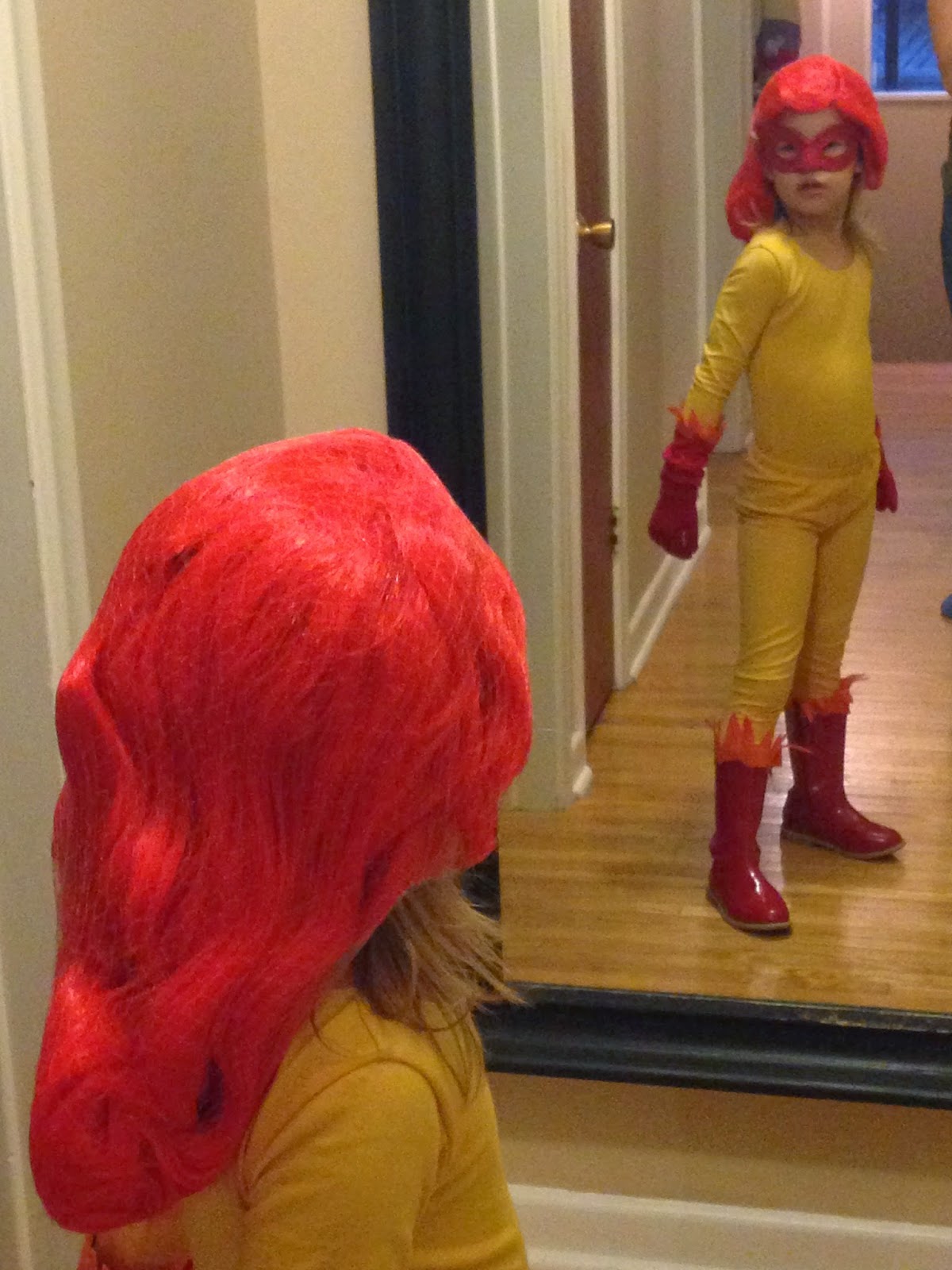 What spare time?: DIY Firestar Halloween costume