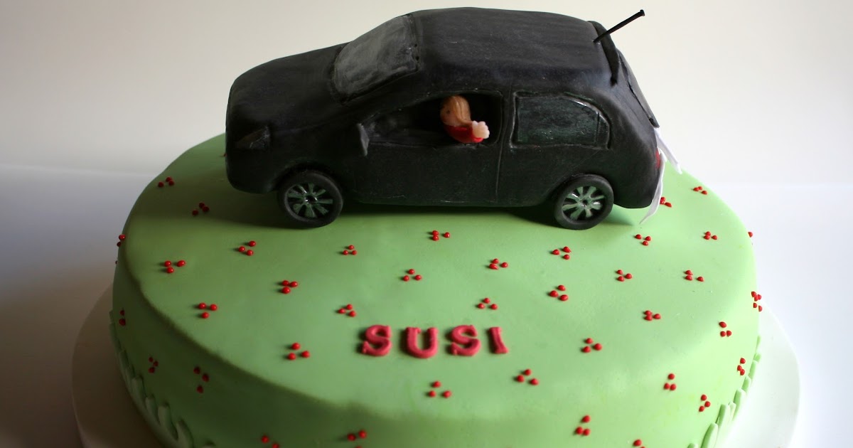 TORTA DE AUTO Y PERRITOS PARA SUSY | ZUKATE