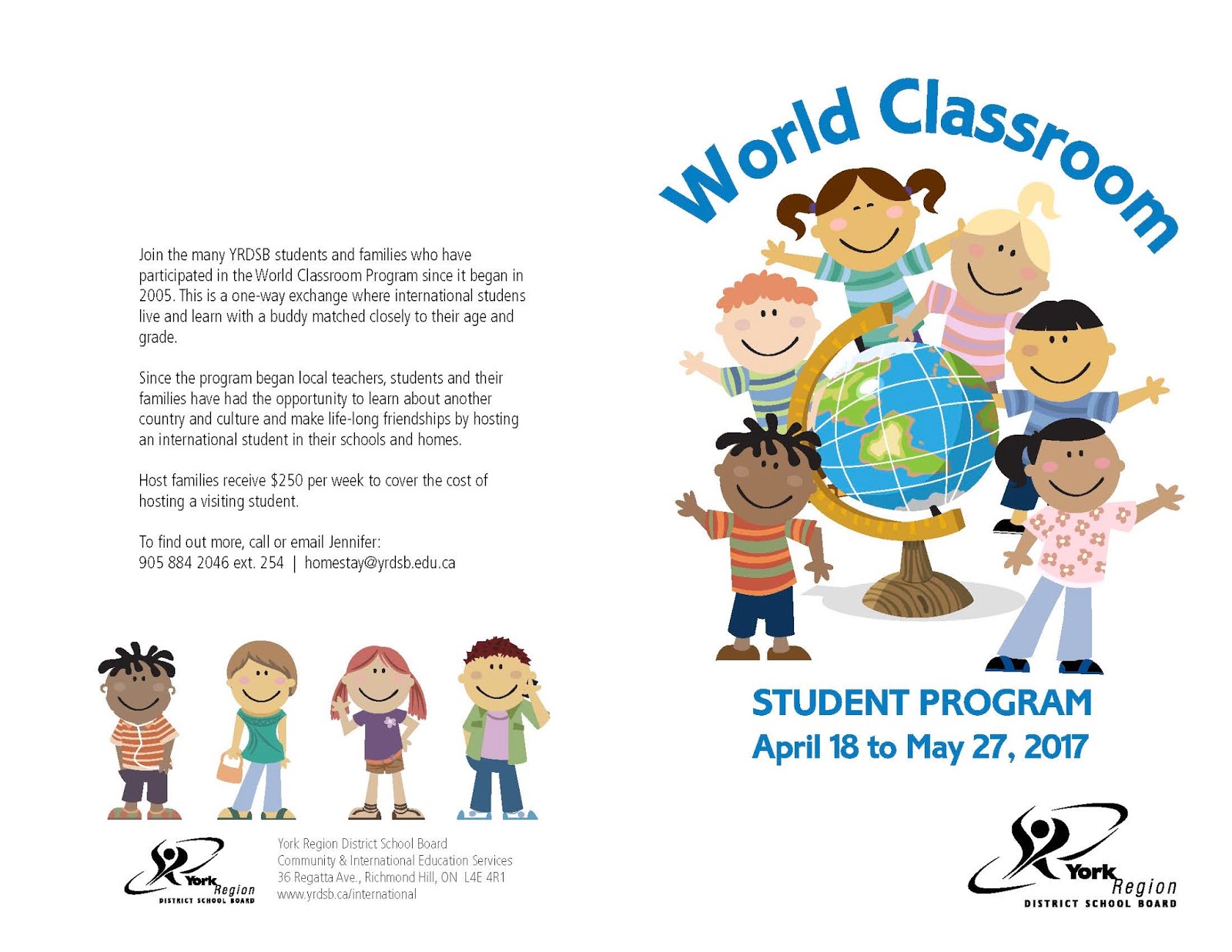 Charlton News: World Classroom! Host a student who will live and learn ...